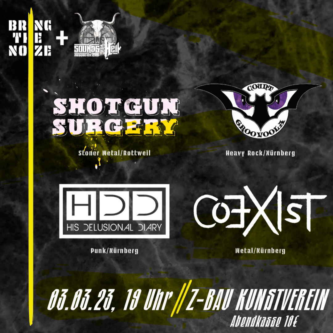 Shotgun Surgery /Count Groovoola /… | Kunstverein Hintere Cramergasse Shotgun Surgery /Count Groovoola /… | Kunstverein Hintere Cramergasse